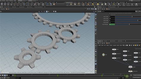 Procedural Gear System Sidefx