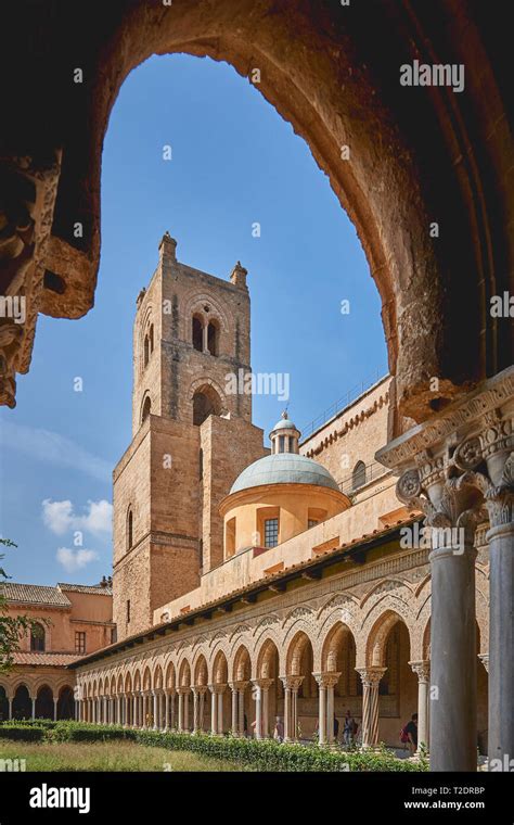 Monreale Italy October 2018 View Of The Monreale Cathedral One Of