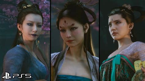 Black Myth Wukong Ps5 The Spider Sisters Cutscene Youtube