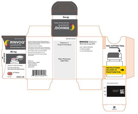 Rinvoq Package Insert Prescribing Information Moa