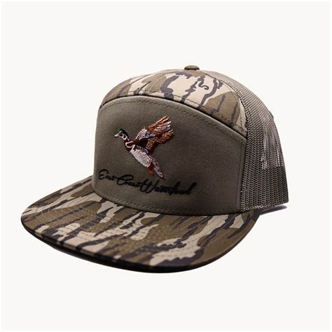 Embroidered Woodie 7 Panel Duck Hat East Coast Waterfowl