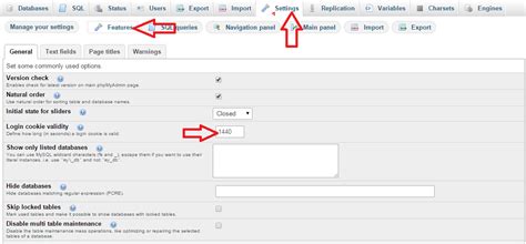 Mysql Phpmyadmin Logs Out After Secs Stack Overflow
