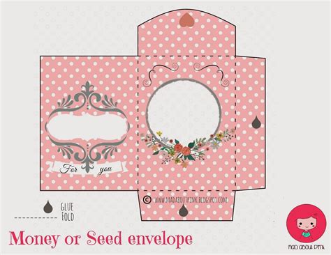 Free Printable Money Envelopes Mad About Pink Lovely Money Or Seed