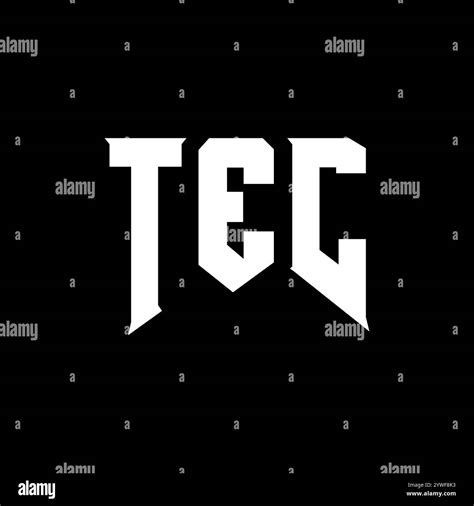 Tec Letter Logo Design For Technology Company Tec Logo Design Black