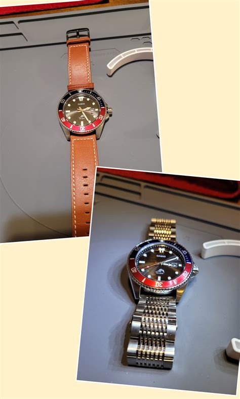 Two Options For The Pepsi Metal Braclet Or Brown Strap Rdurogang