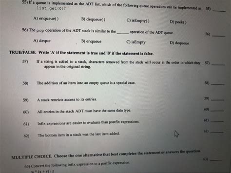 Solved Page Of 17 Using The Evaluate Postfix