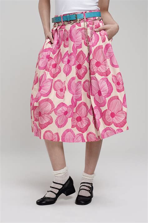 Cinta Pleated Skirt Pink