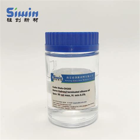 Oh203 Hydroxyl Terminated Silicone Oil For Silicone Rubber Hydroxyl Silicone Oil And Silicone Oil