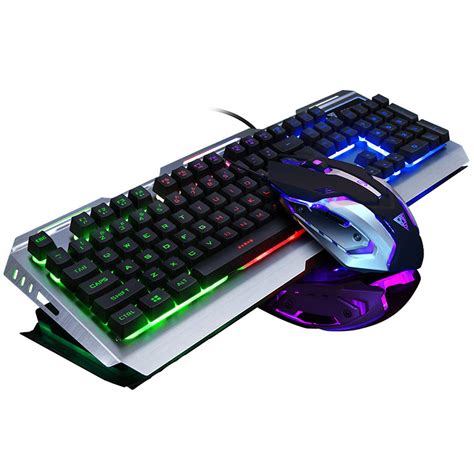buy intsun gaming keyboard mouse combo waterproof usb wired floating