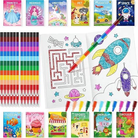 Mini Coloring Book Set