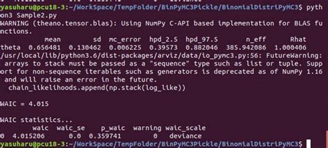 Saving Sampling Data Of Pymc3 Using The Pickle Module