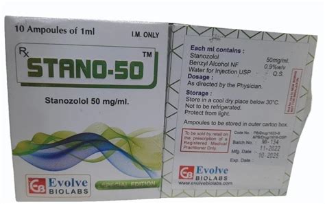 50 Mg Stanozolol Injection At ₹ 1000box Pharmaceutical Injection In