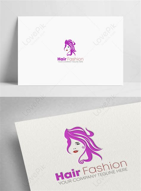 Hair Fashion Logo Vector Template Imagepicture Free Download 450108395