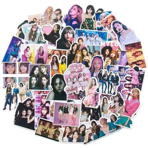 Blackpink 30 Pcs Stickers Set Not Repeated Stickers Lisa Jenny Jisoo