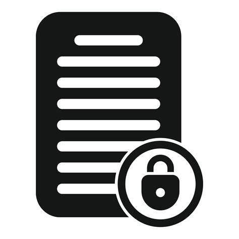 Document Ssl Certificate Icon Simple Vector Web Secure 20248690 Vector