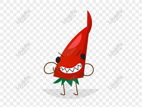 벡터 손으로 그린 만화 고추 Png 일러스트 무료 다운로드 Lovepik
