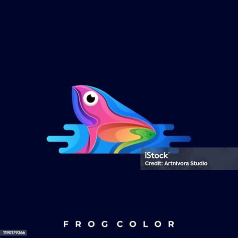 Templat Desain Vektor Ilustrasi Katak Ilustrasi Stok Unduh Gambar Sekarang Air Akuarium