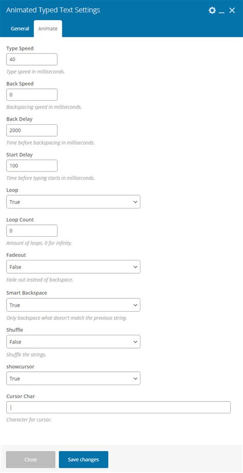 Animated Typed Text Chillax Docs