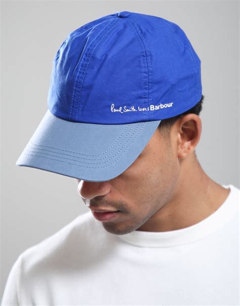Paul Smith Loves Barbour Cap Royal Blue Terraces Menswear