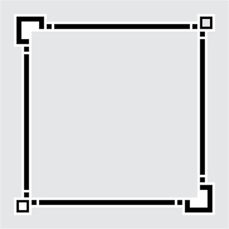 Premium Vector A Square With The Letters Zig Zag On It