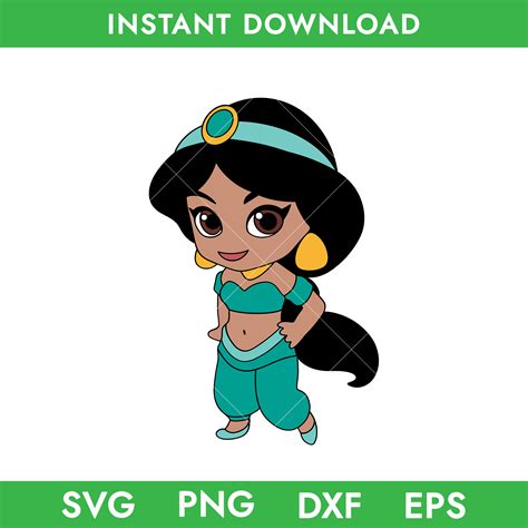 Baby Jasmine Svg Princess Jasmine Svg Aladdin Jasmine Svg Inspire