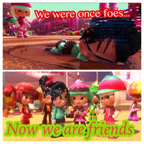 Vanellope And Taffyta From The Movie By Darkmegafan01 On Deviantart