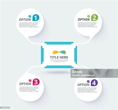 Infographic 다이어그램 템플릿 디자인 심플한 디자인입니다 아이콘 디자인을 포함 한다 벡터 일러스트 레이 션 콘센트에 대한 스톡 벡터 아트 및 기타 이미지 Istock