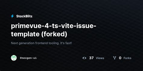 Primevue 4 Ts Vite Issue Template Forked Stackblitz