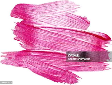 핑크 펄 호일 글리터 브러쉬 스트로크 벡터 디자인 일러스트 금속 구아슈에 대한 스톡 벡터 아트 및 기타 이미지 구아슈 기념일 기업 재무와 산업 Istock
