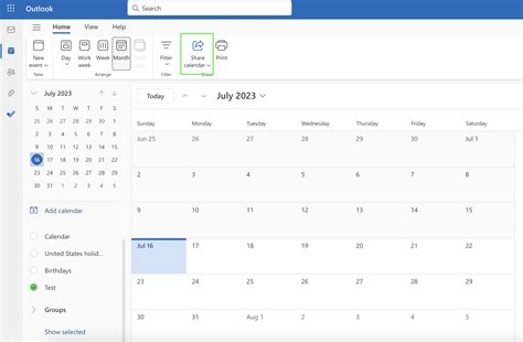 How To Set Up A Shared Calendar In Microsoft Outlook