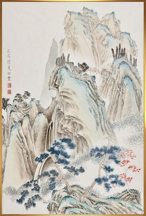 新中式装饰画高清喷绘，晶瓷画 Nature Art Chinese Art Artwork