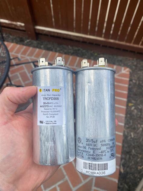 It This Capacitor Left The Correct Replacement For The Right Rhvacadvice