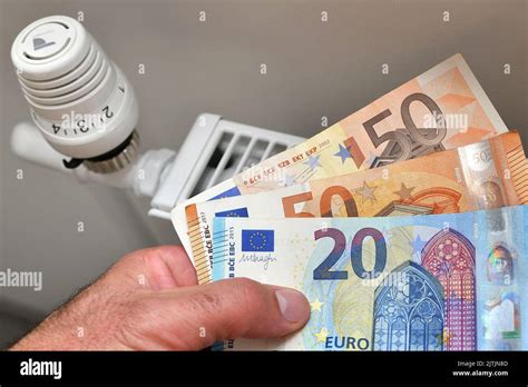 Illustration Photo A Thermostat On A Modern Heating System In An Apartment With Euro Bank