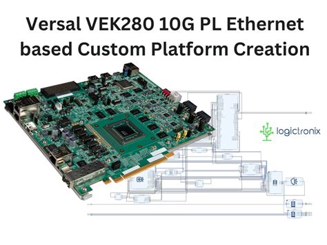 Creating Vek280 10g Pl Ethernet Based Vitis Custom Platform