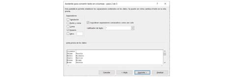 Separar texto en columnas excel Paso a paso con ejemplos e imágenes