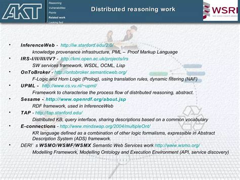Reasoning On The Semantic Web Ppt