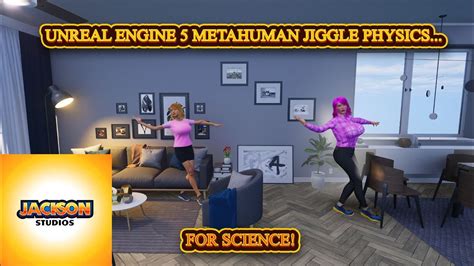 Unreal Engine Metahuman Jiggle Physics For Science Youtube