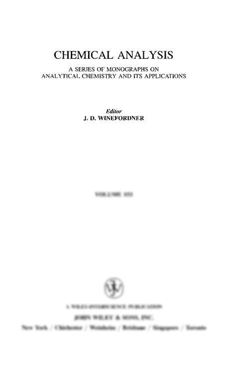 Solution Statistical Methods In Analytical Chemistry Chemical Analysis
