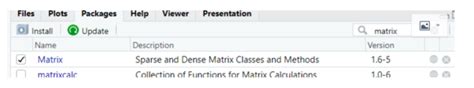 下载的r是最新版，做显著性检验，但一直显示不提供matrix函数，我已经下载了这个包，请问要怎么办？ 知乎
