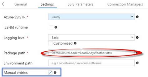 Updates To The Adf Execute Ssis Package Activity Andyleonard Blog