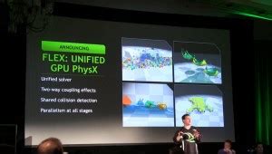 Nvidia Unveils Next Generation Physics FLEX Unified GPU PhysX Coming Next Year