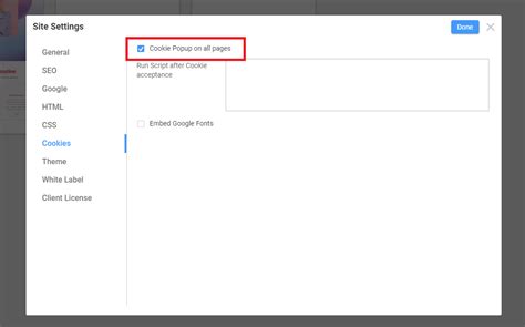 Cookie Banner Popup Nicepage Forum