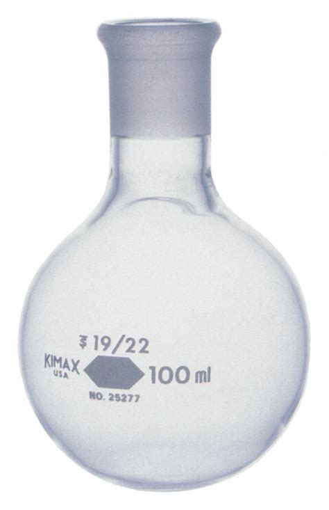Borosilicate Glass 500 Ml Capacity Ml Boiling Flask 26cy9125277 500 Grainger