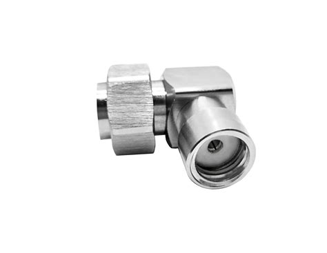 Rf Connector 4 3 10 Type Male Pin Ra 90 Degree Clamp For 1 2 Super Flexible Rf Coaxial Cable