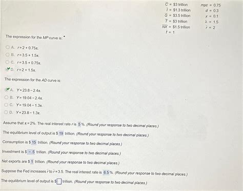 Solved Find The Equilibrium Level Of Output Chegg Com