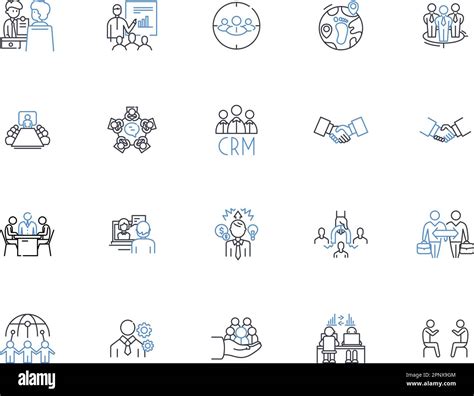 Assembly Line Icons Collection Assembly Parts Compnts Manufacturing Fabrication