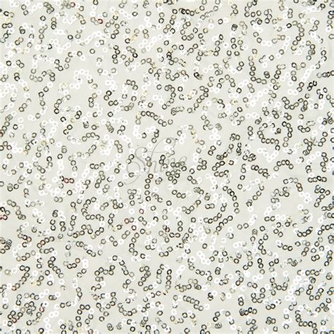 Broadway Sequin Fabric White Silver Metallic Sequin Shine Trimmings And Fabrics