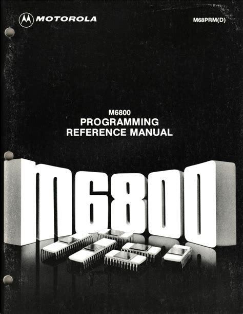 M6800 Programming Reference Manual Docslib