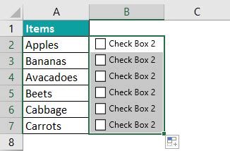 Checklist In Excel How To Make Create Step By Step Examples