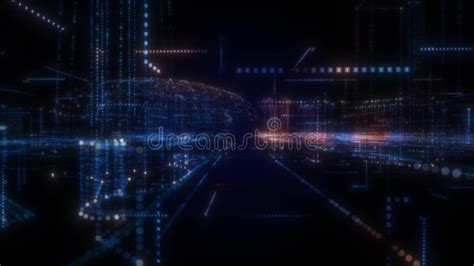 Abstract Hologram 3d Smart City Stock Video Video Of Hologram Holographic 241019123